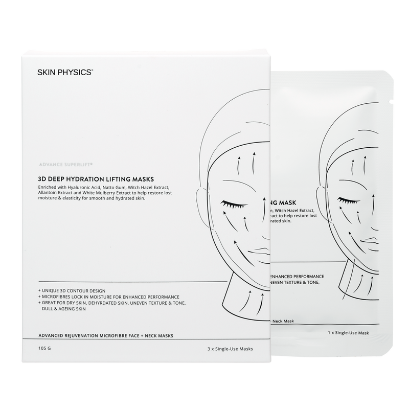3D Deep Hydration Lifting Masks 3pk